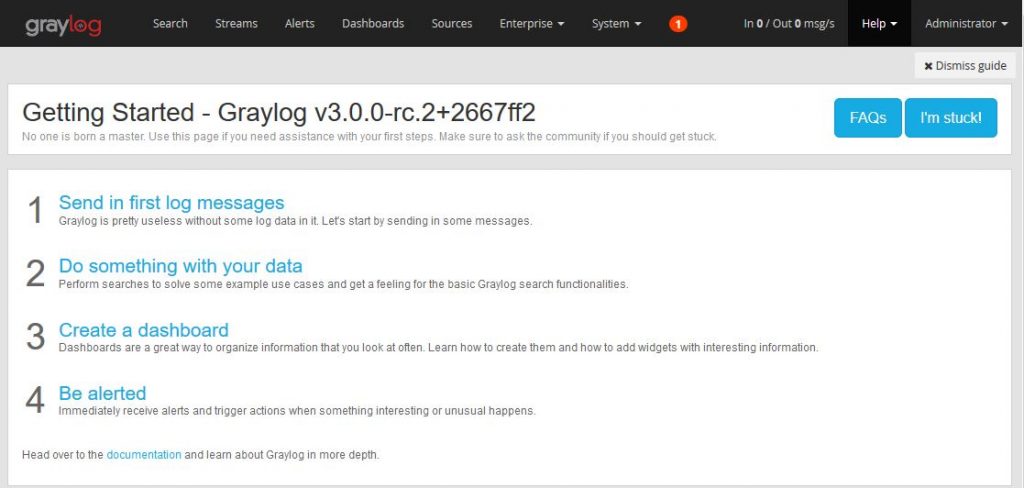 Installation et configuration Graylog