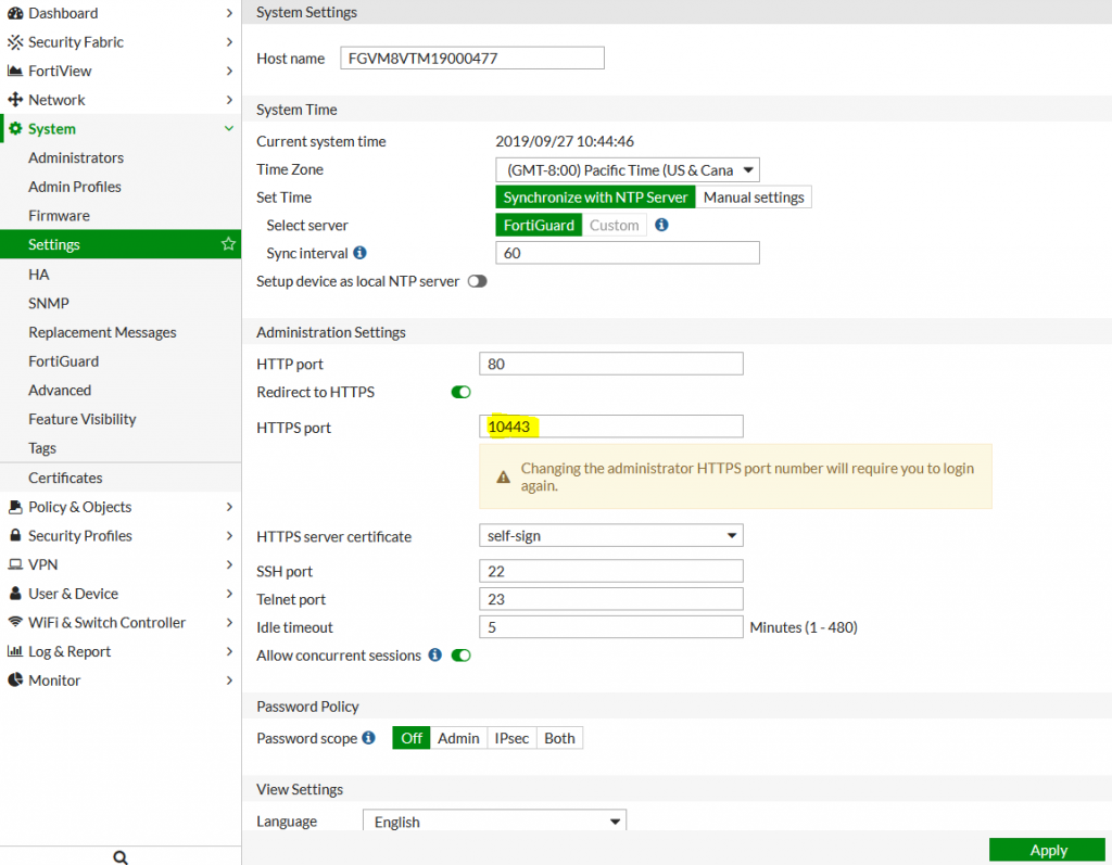 Tutoriel configuration Fortinet VPN SSL