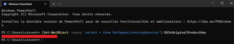 Trouver clé produit Windows avec PowerShell | All IT Network